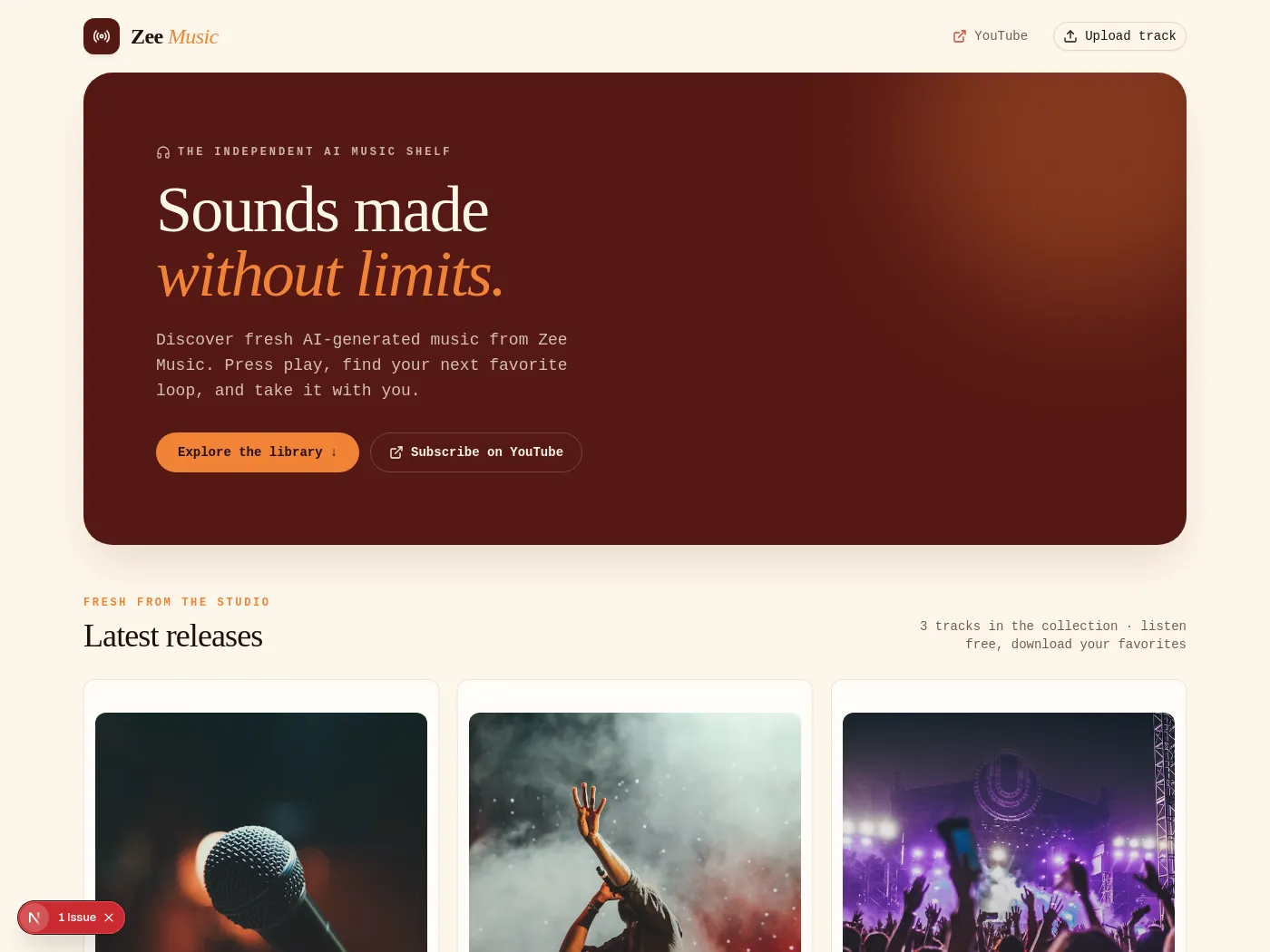 Zee Music Sharing App