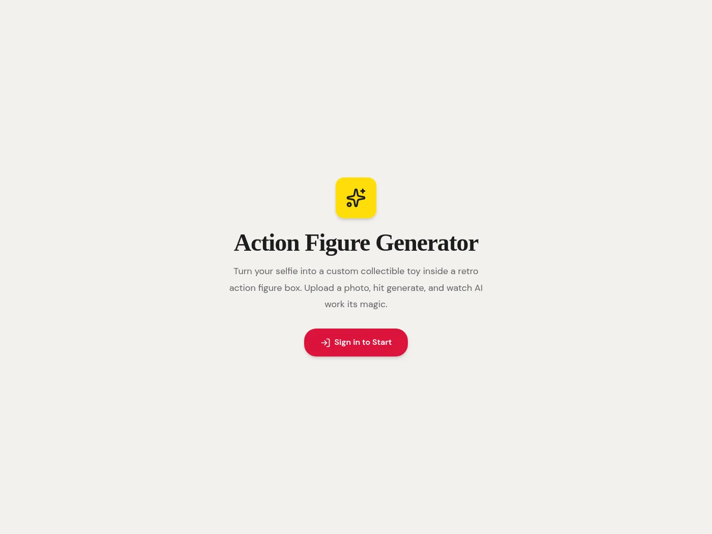Action Figure Generator