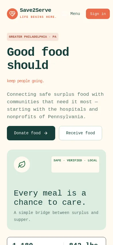 Save2Serve Food Rescue
