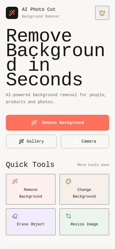 AI Photo Cut