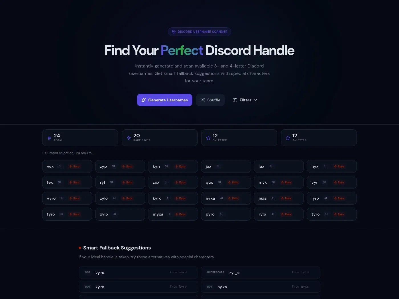 Discord Handle Finder
