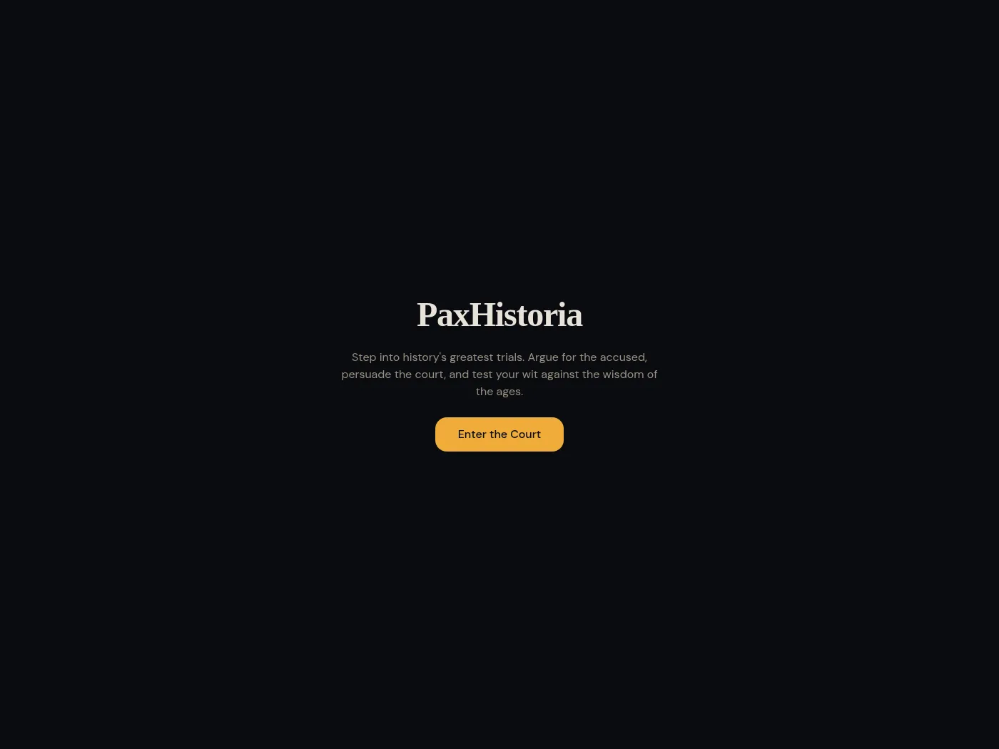 PaxHistoria Experience