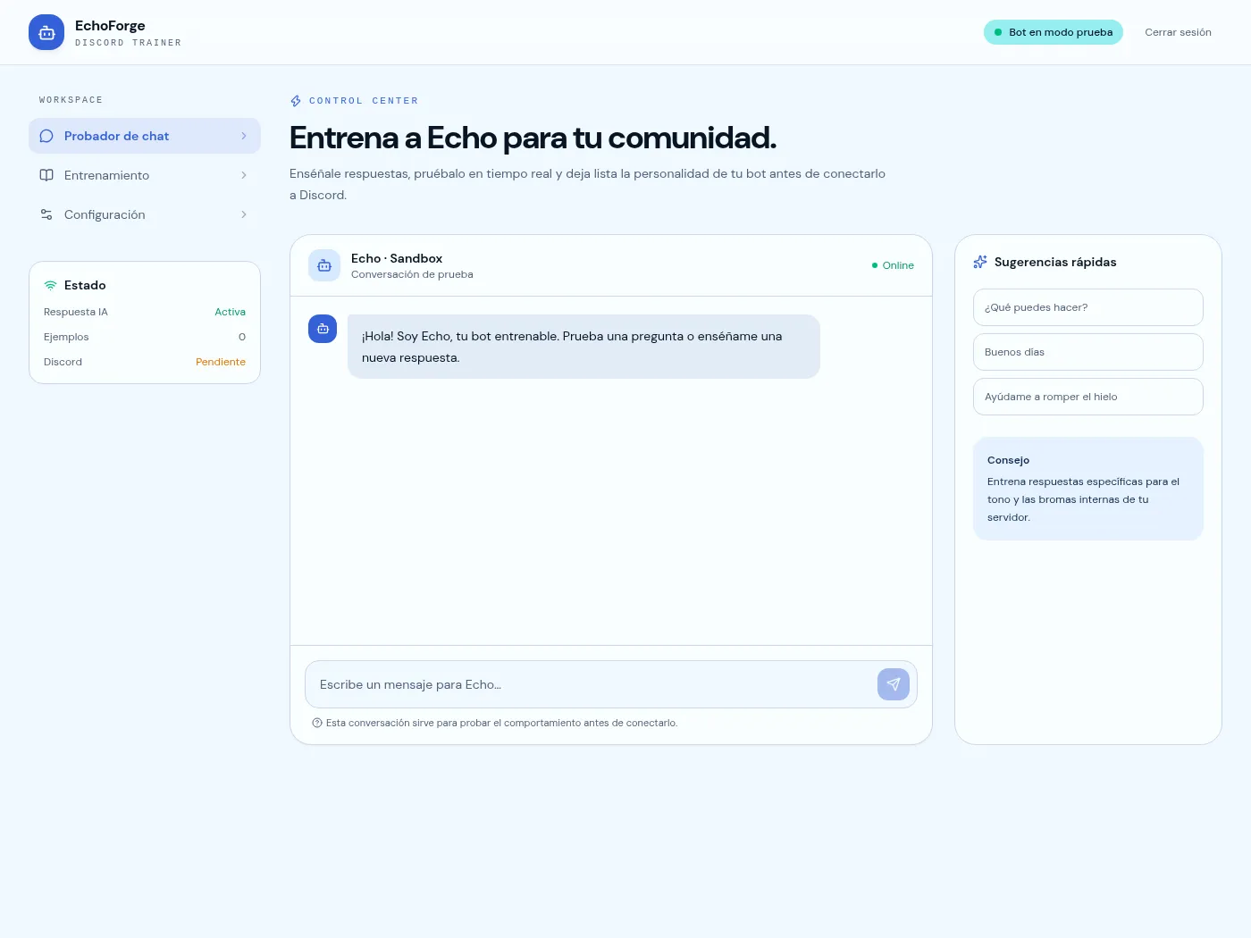 Discord Trainer Bot