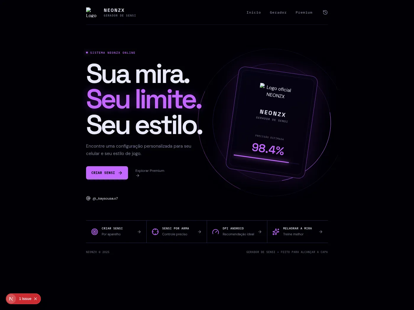 NEONZX Sensi Generator
