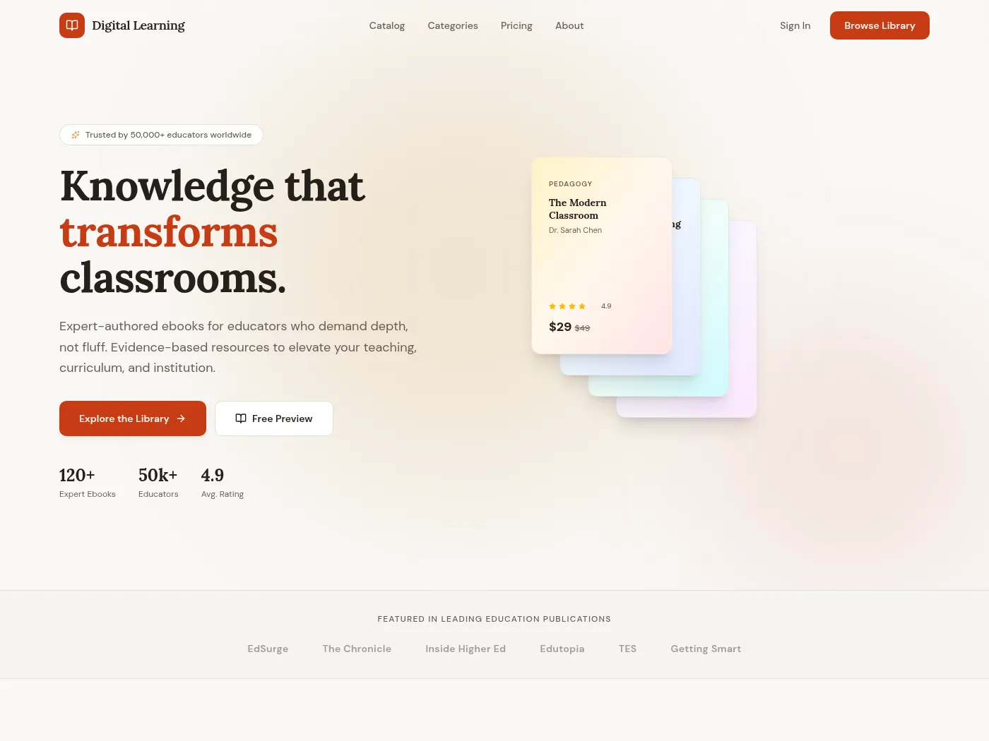 Digital Learning Ebooks