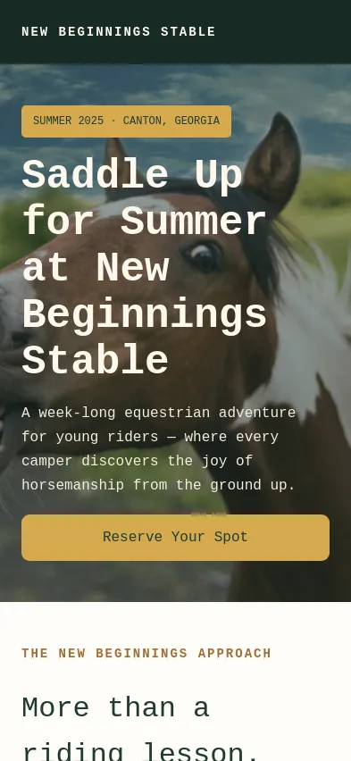 Rider Camp Mobile