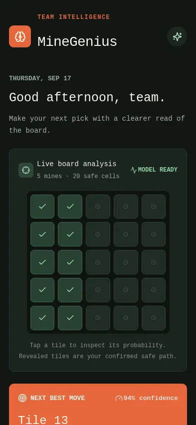 MineGenius Mobile