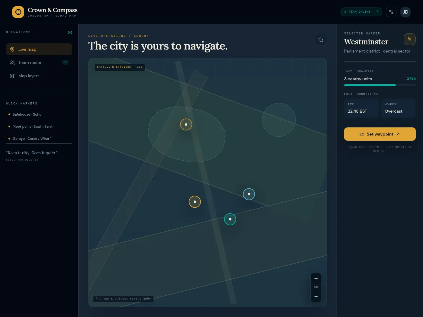 London Mini Map RP
