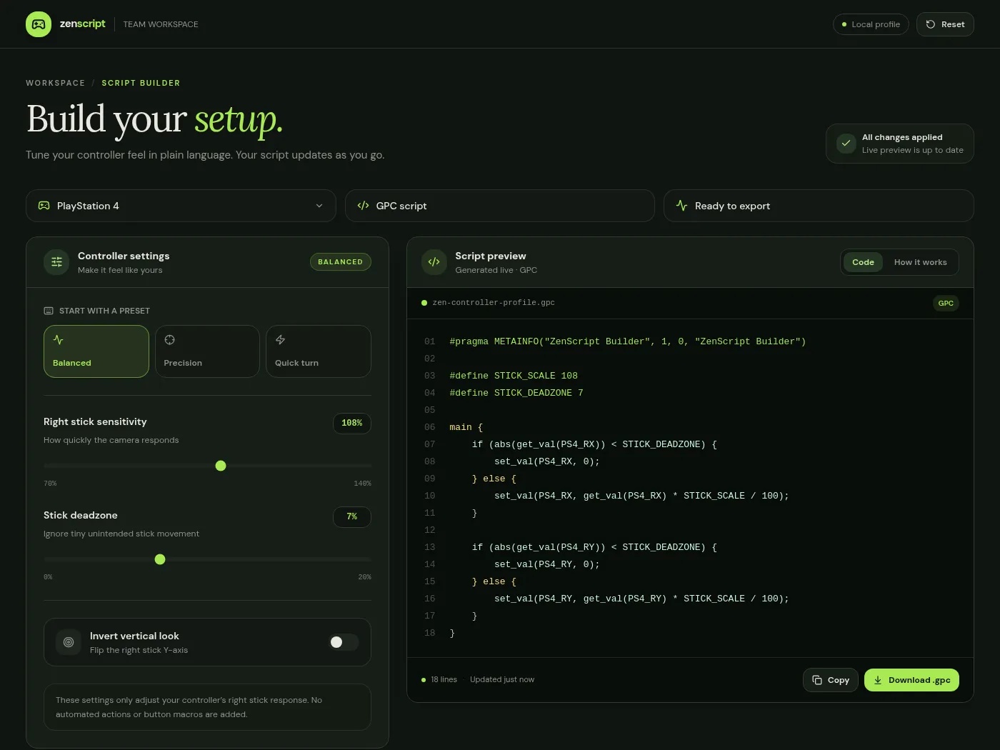 ZenScript Builder