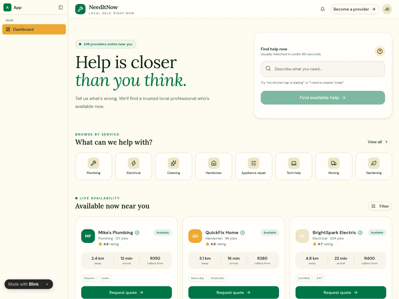 NeedItNow Marketplace