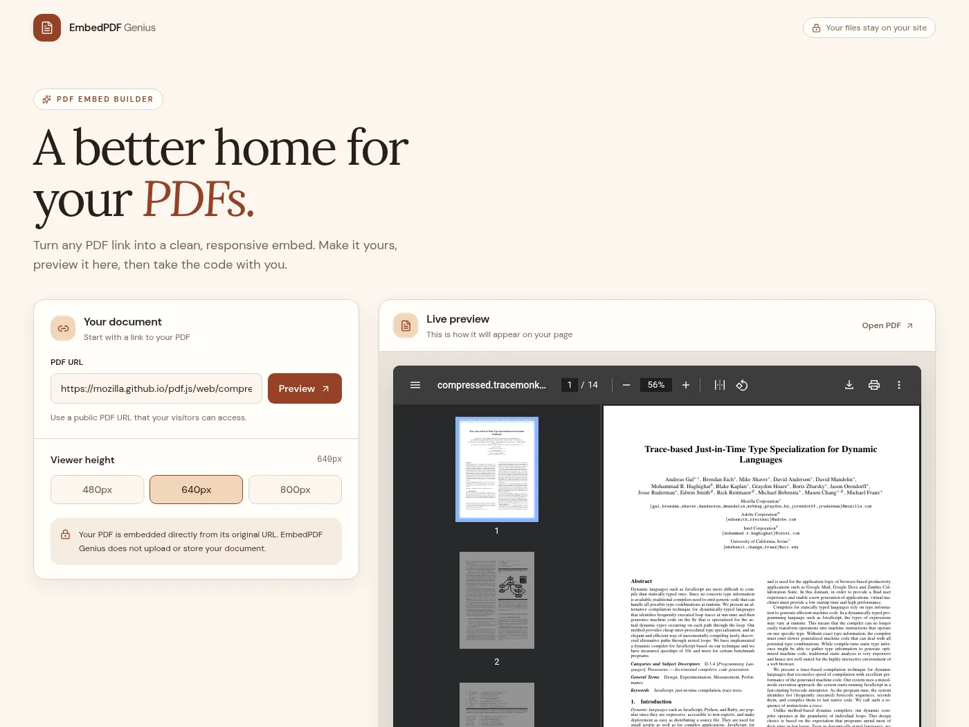 EmbedPDF Genius