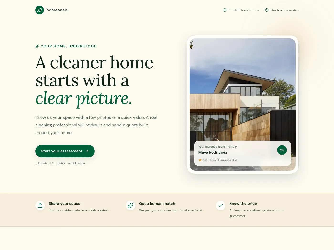 HomeSnap Assessment App