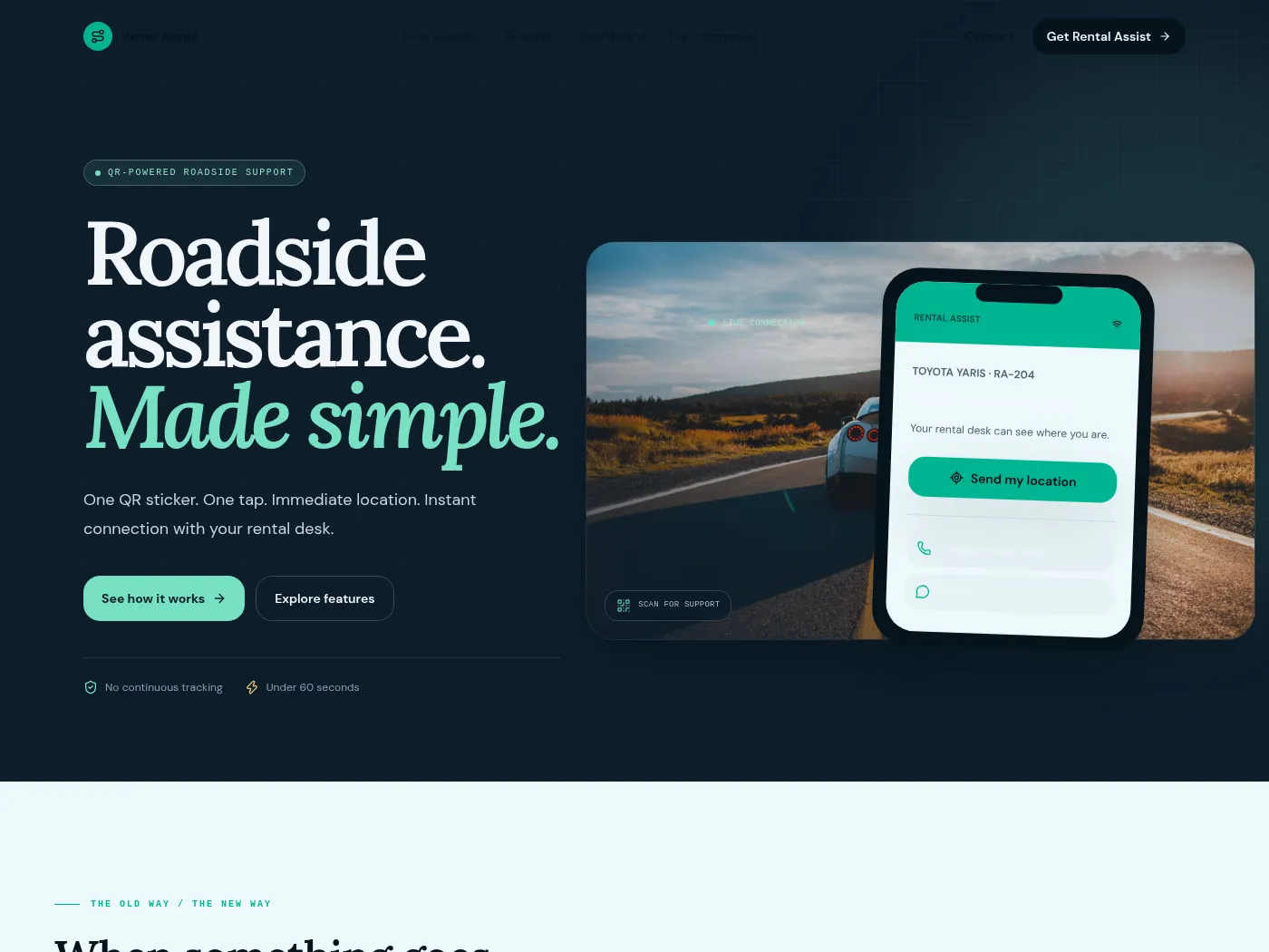 Rental Assist Landing Page