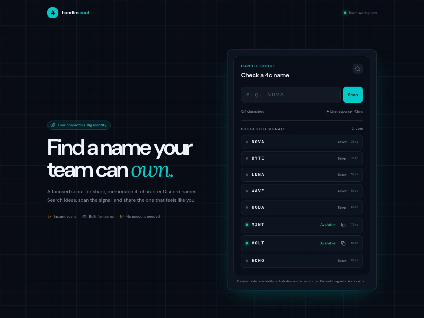 Discord Handle Checker