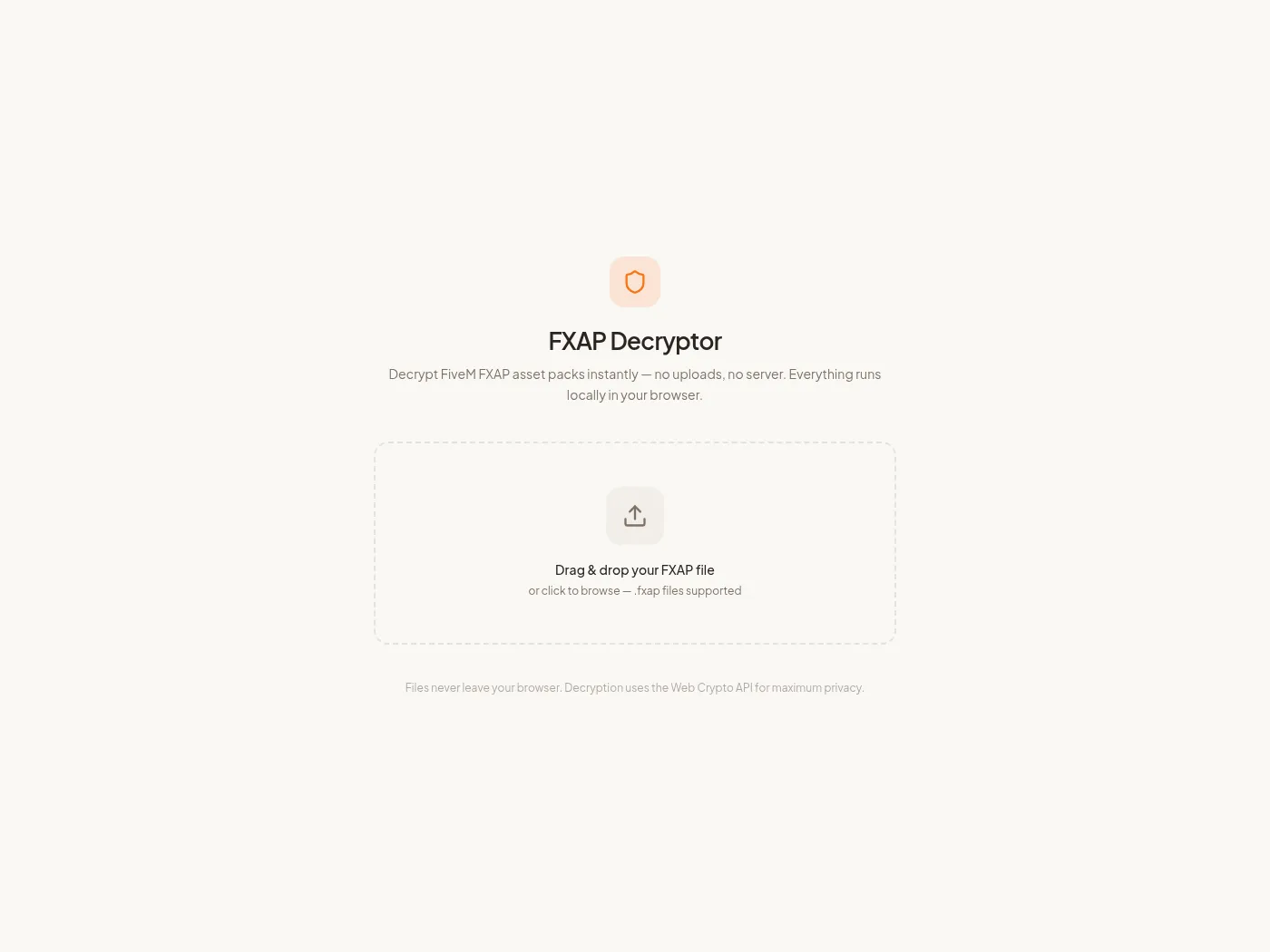 FXAP Decryptor Tool