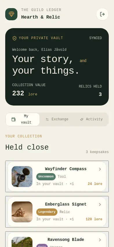 LARP Wallet Mobile