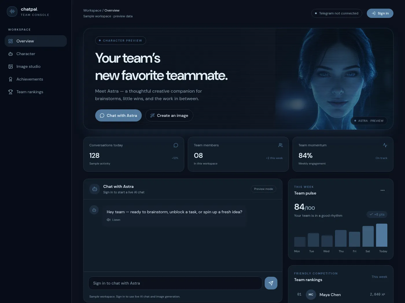ChatPal Dashboard