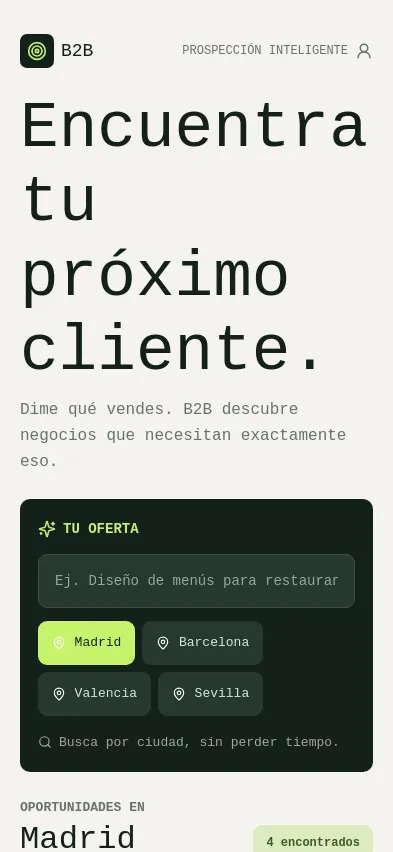 B2B Client Finder