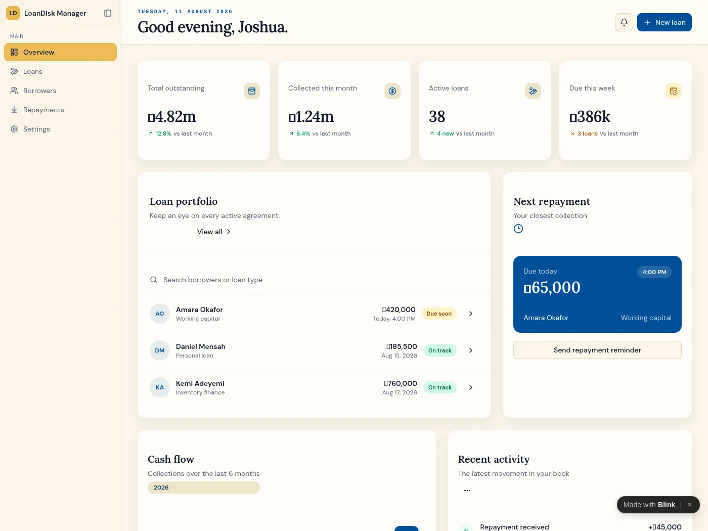 LoanDisk Manager