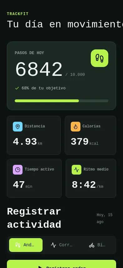 TrackFit Mobile