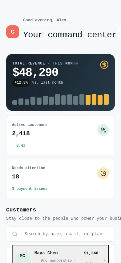 CustomerEase Mobile App