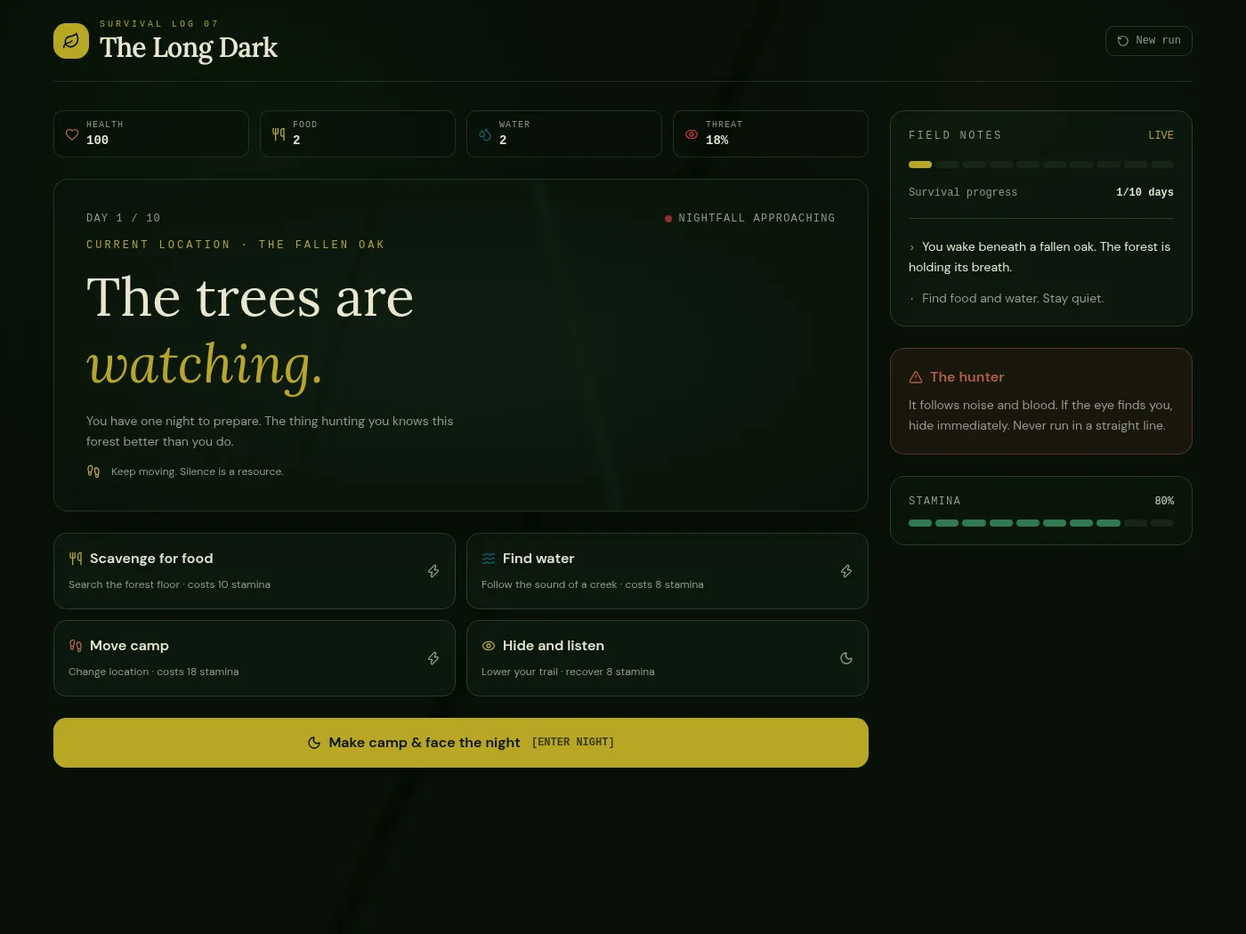 Forest Survival Quest