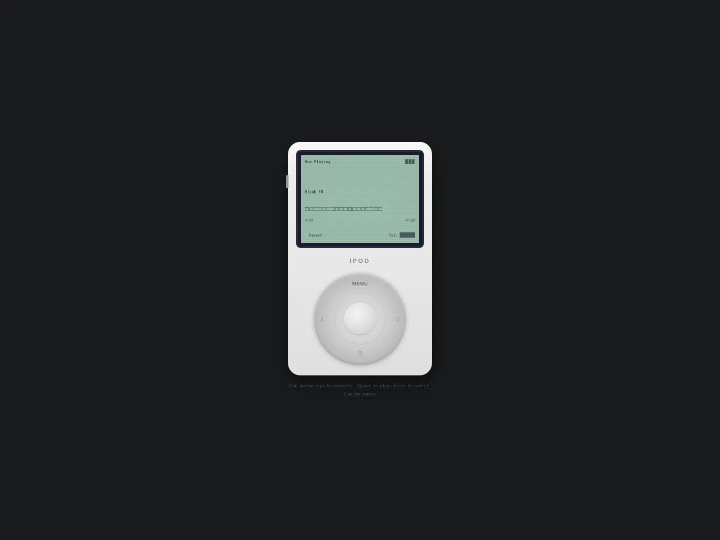 Retro iPod Music Web