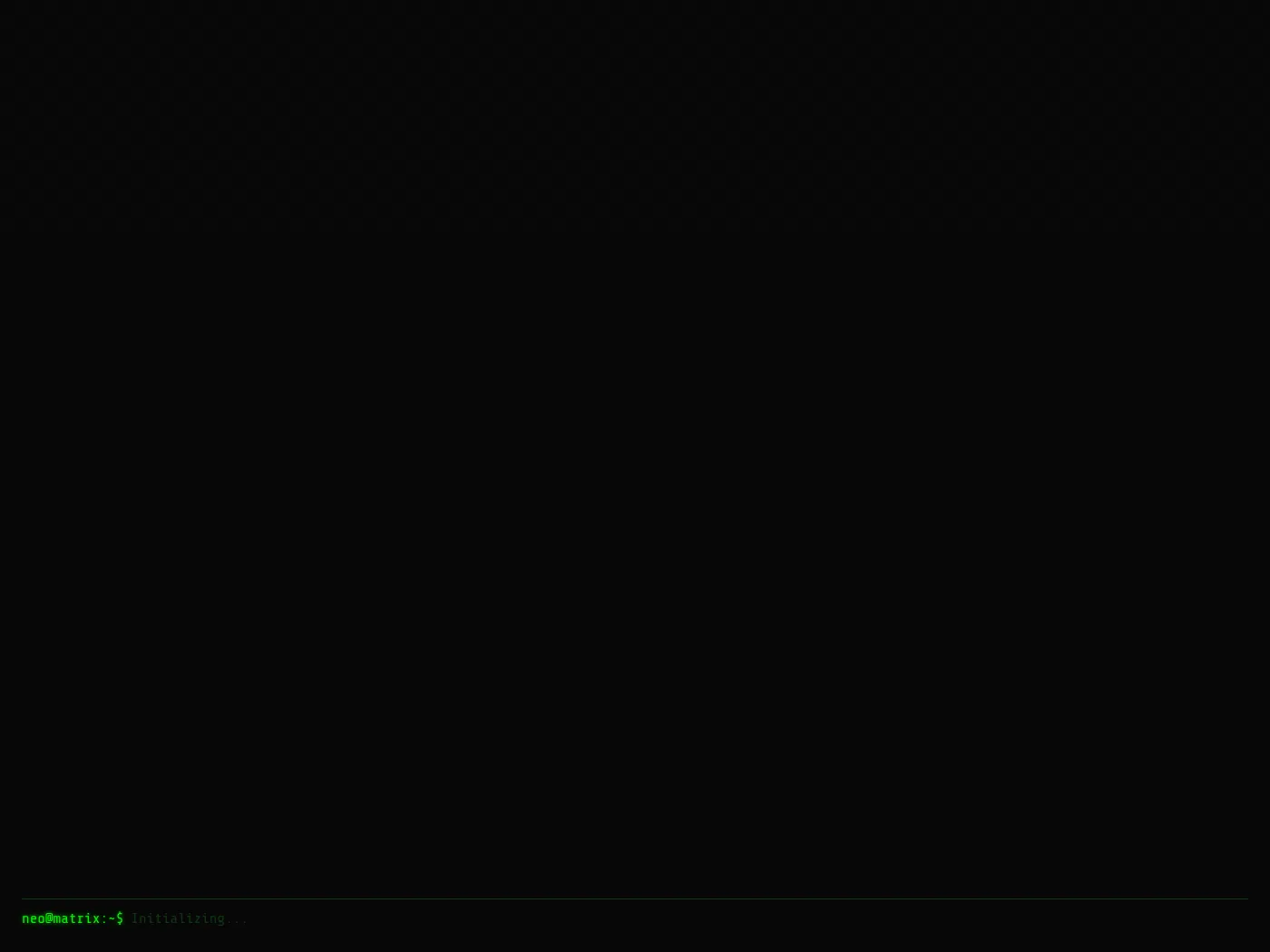 Matrix Terminal Simulator