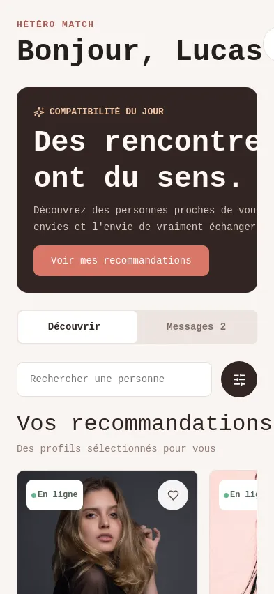 Hétéro Match Mobile