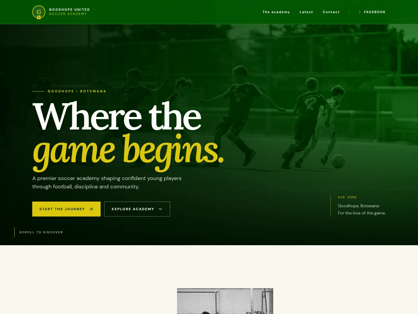 Goodhope United Academy Site
