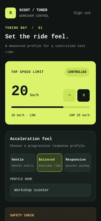 ScootTuner Mobile