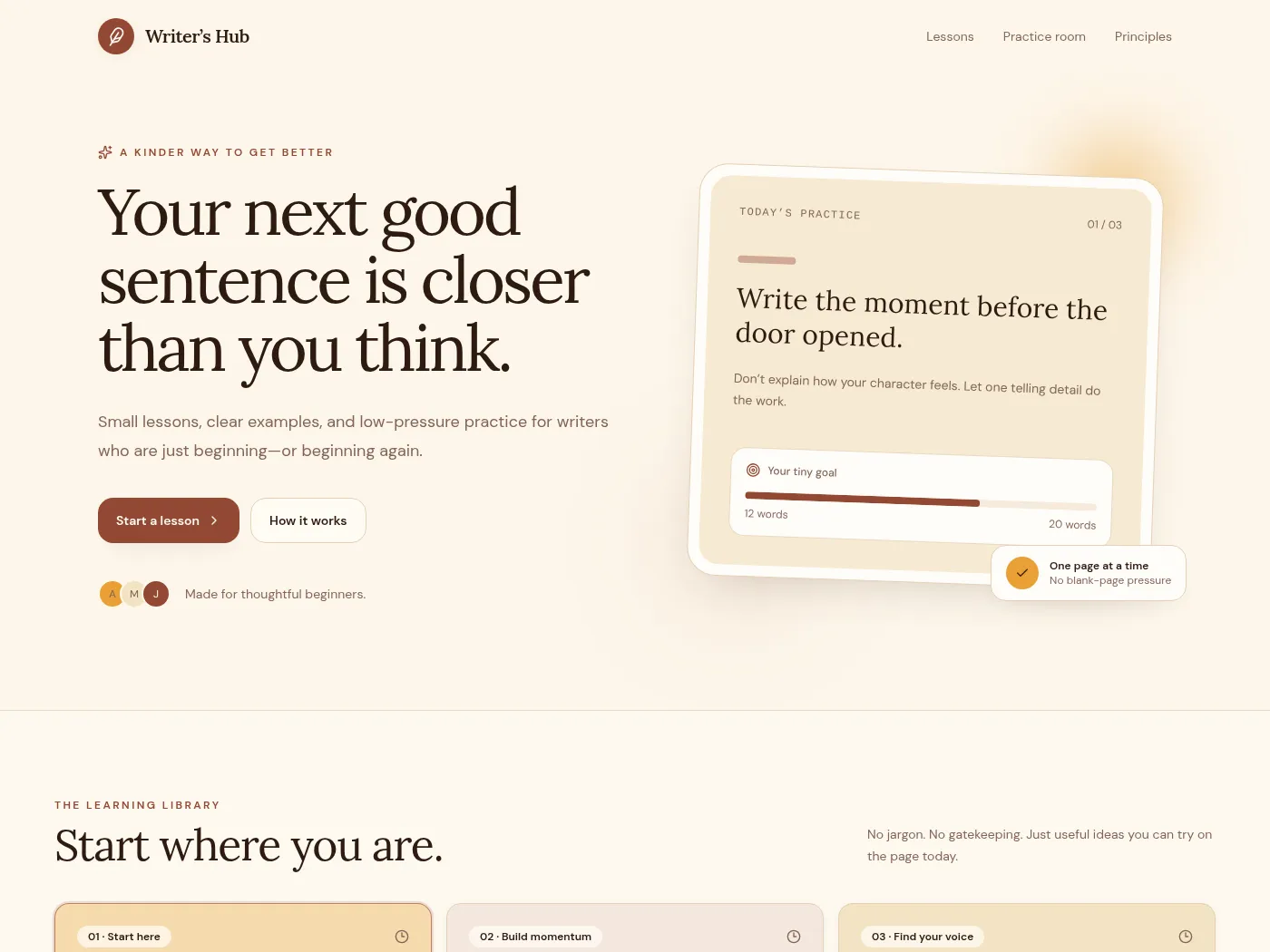 Writer's Hub