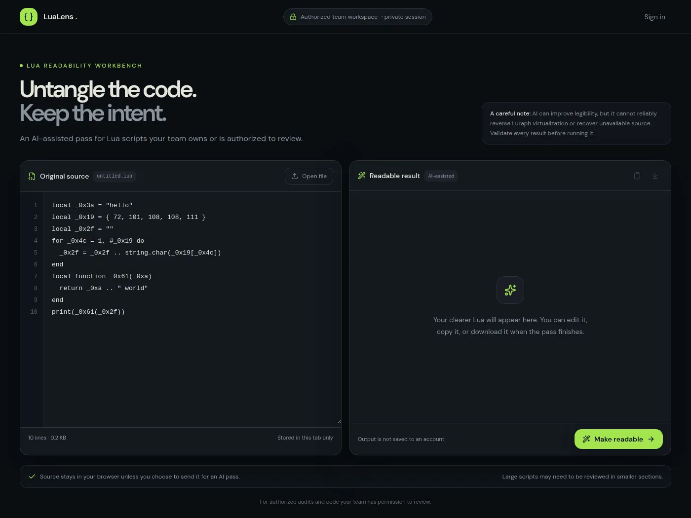 Luraph Deobfuscator AI