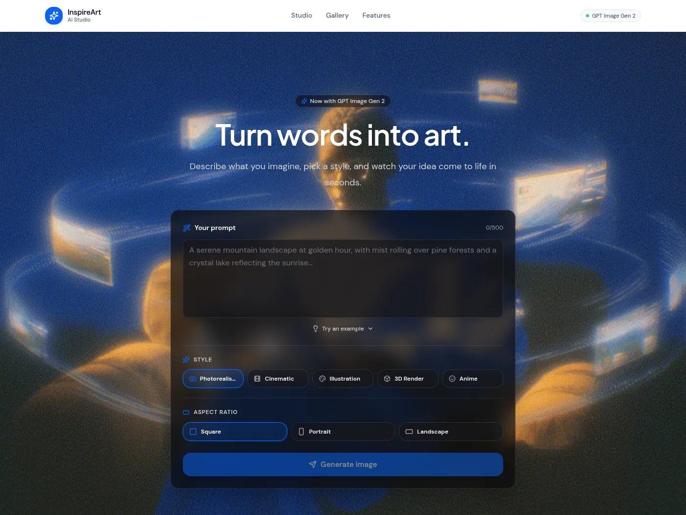 InspireArt AI Studio