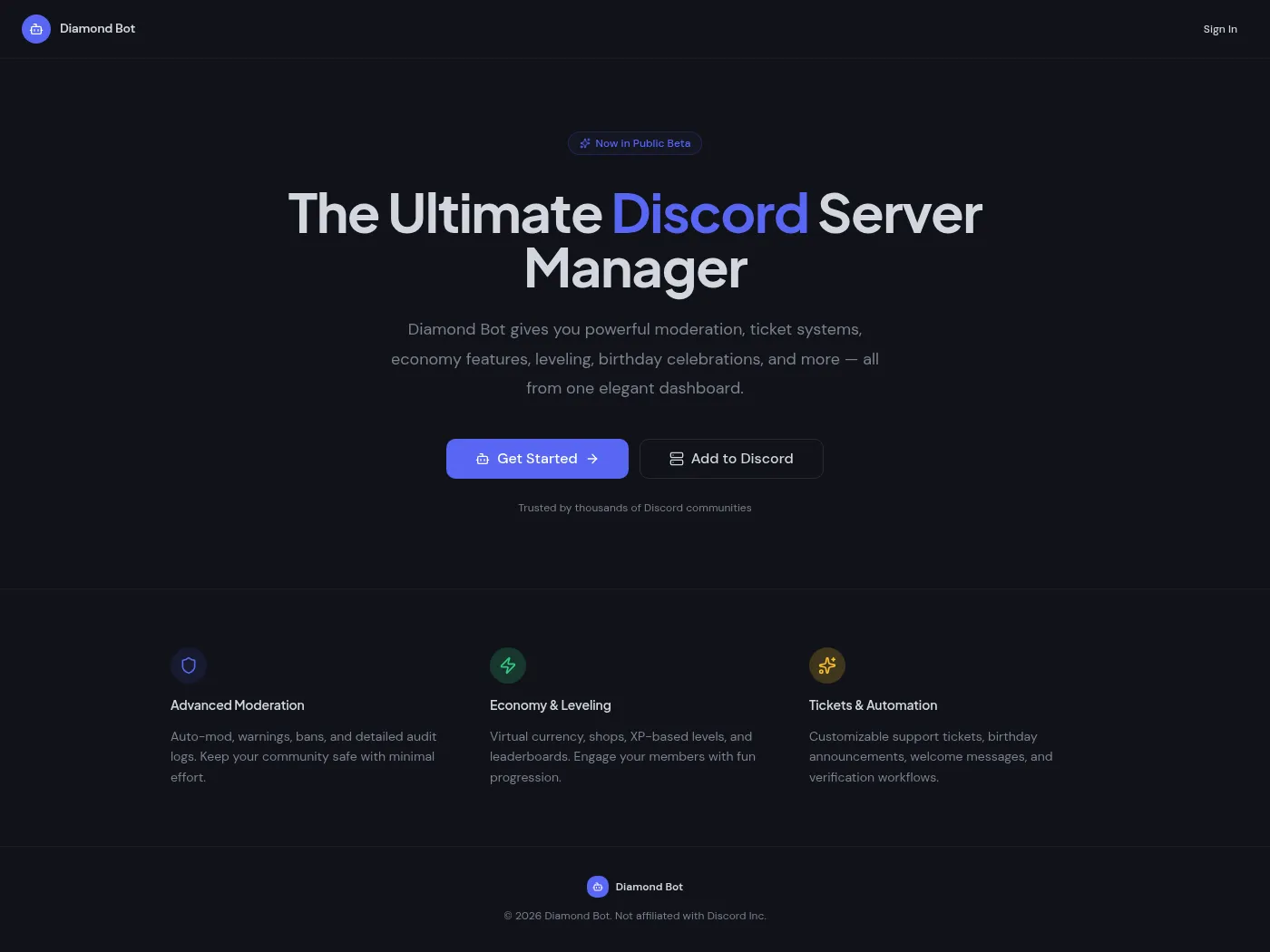 Blink AI Discord Manager