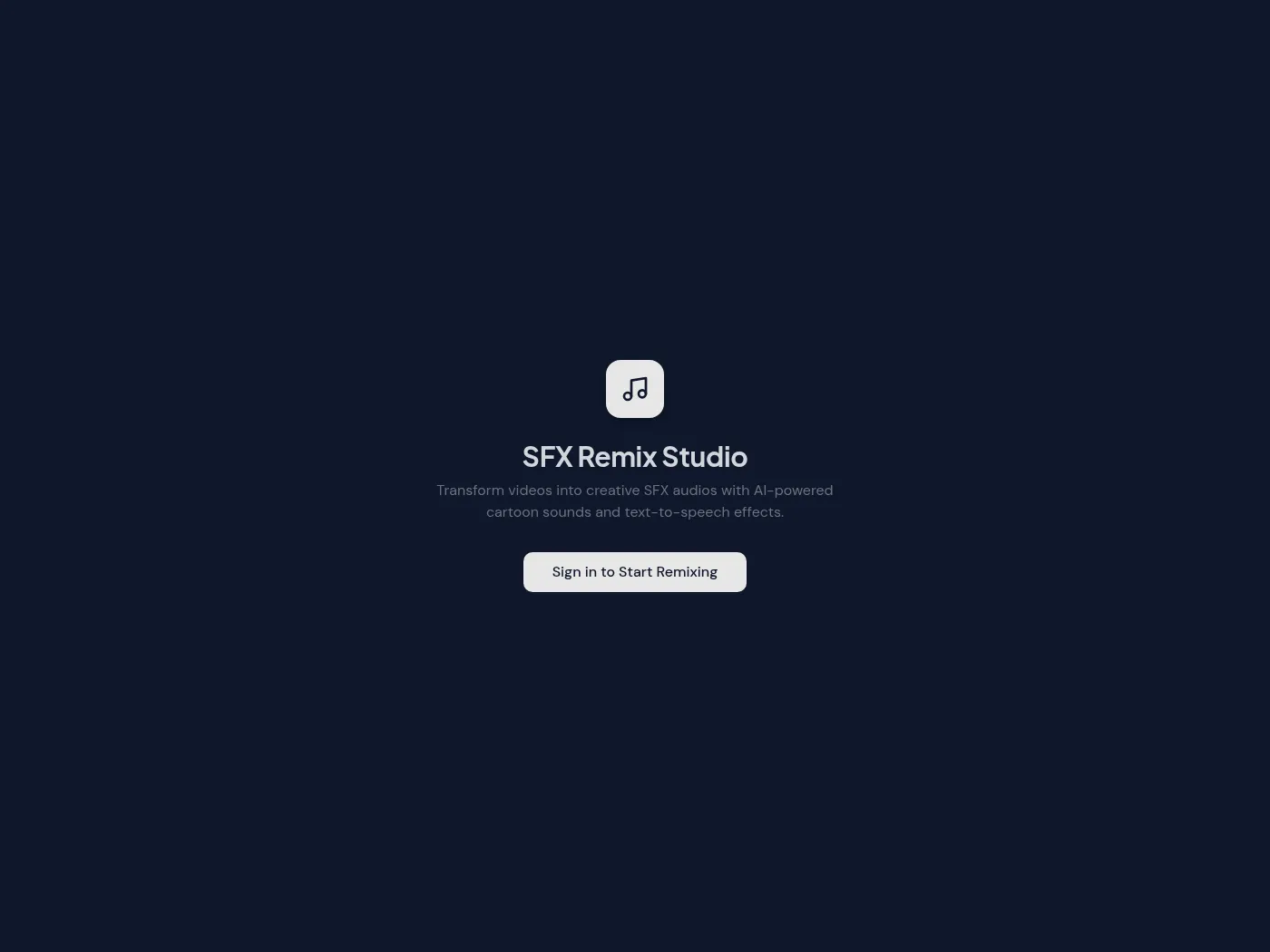 SFX Remix Studio