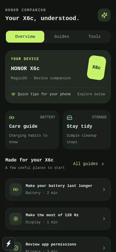 Honor X6C Companion
