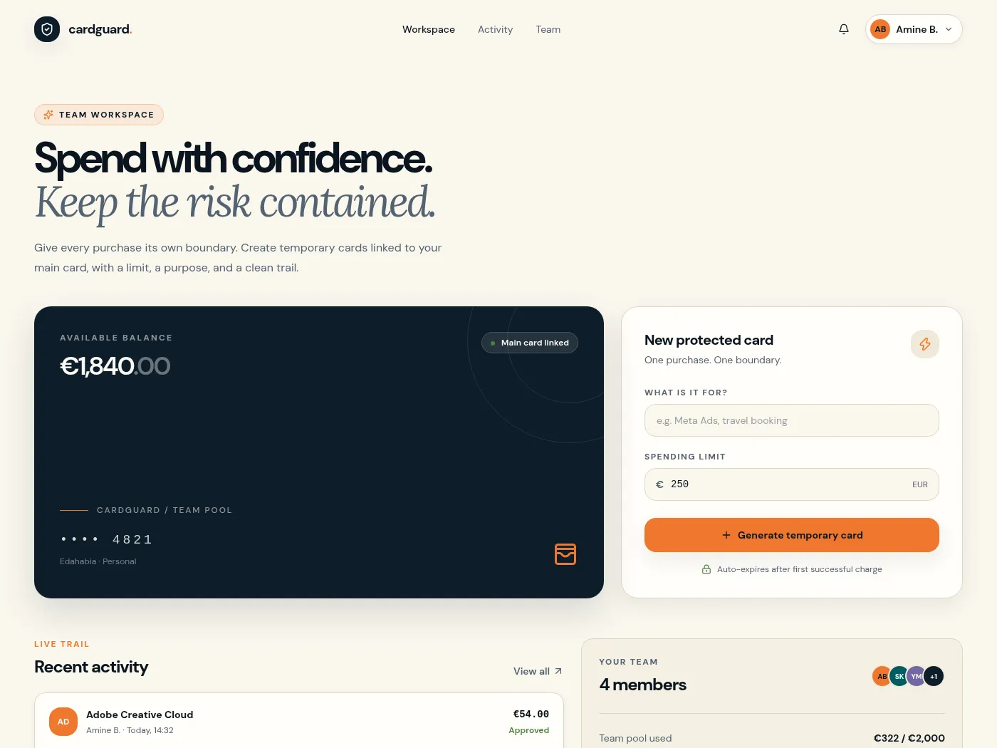 CardGuard Generator