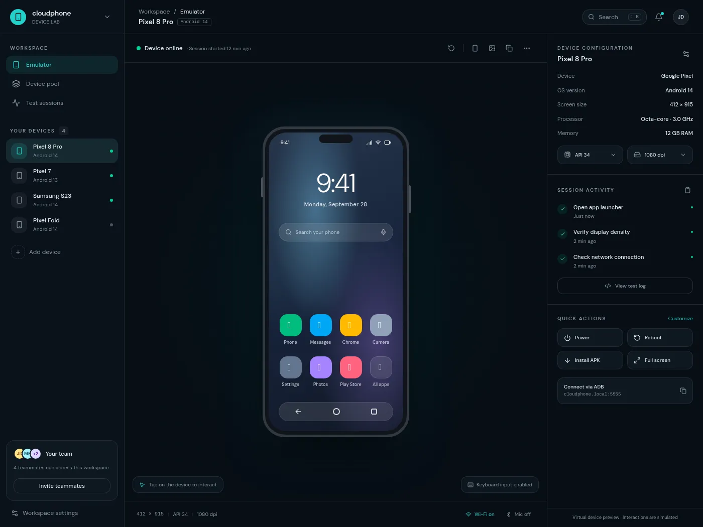 CloudPhone Emulator