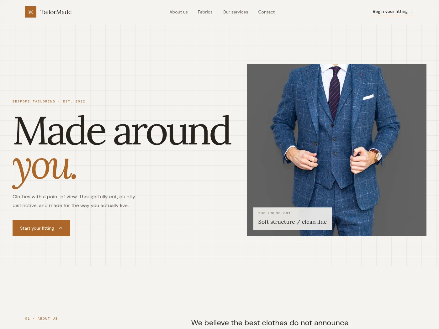 TailorMade Webapp