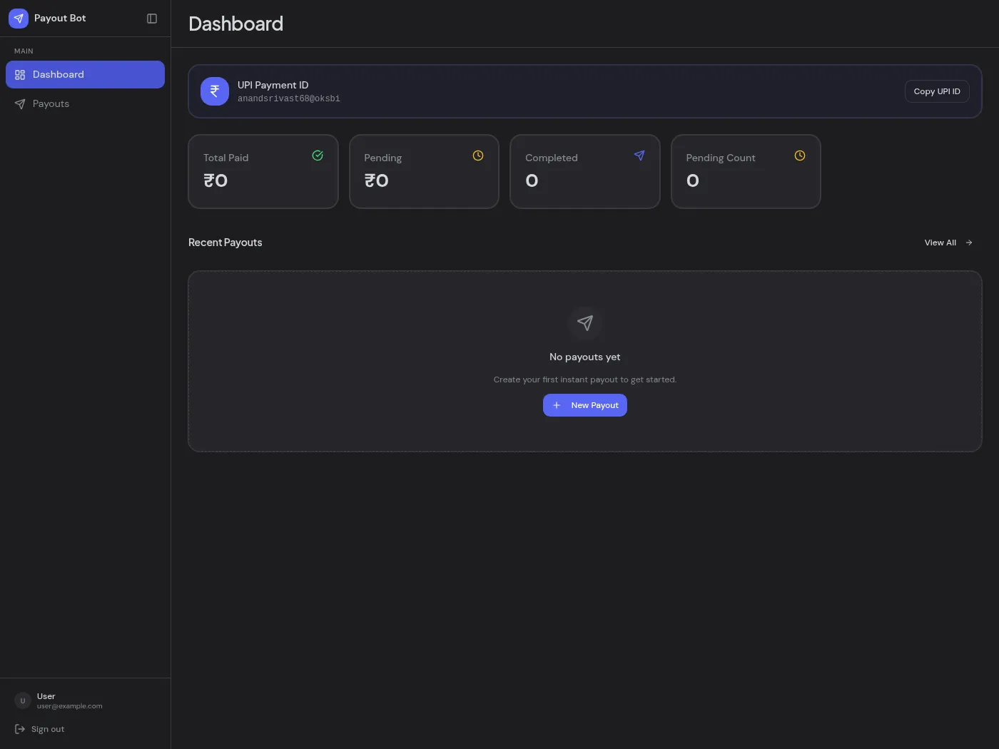 Instant Payout Discord Bot