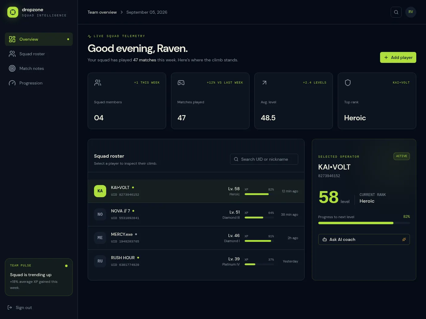 Free Fire Stat Tracker