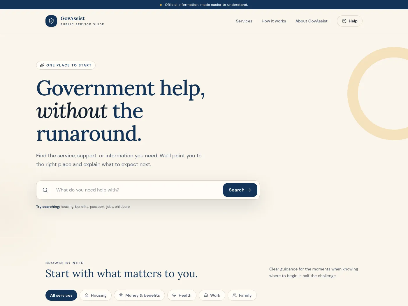 GovAssist Hub
