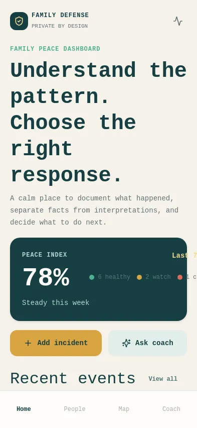 Family Defense AI
