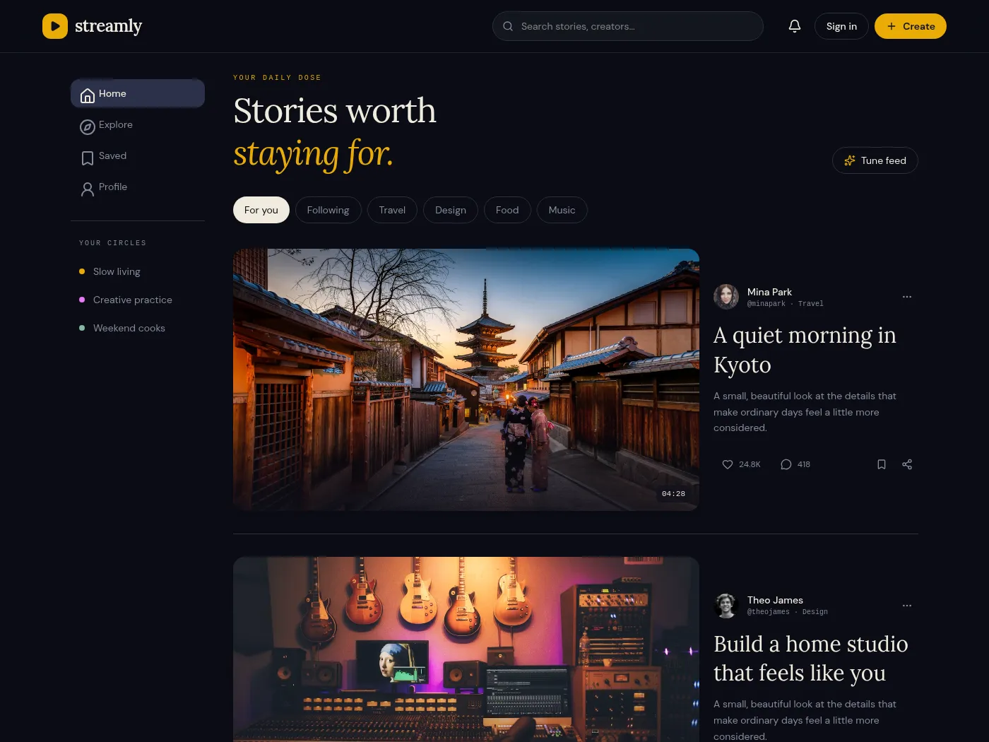 Streamly Video Hub