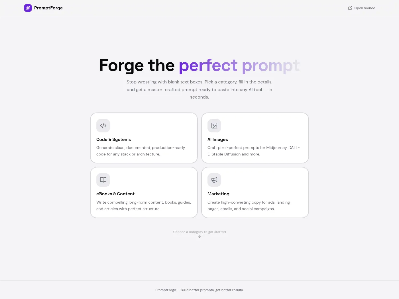 PromptForge Generator