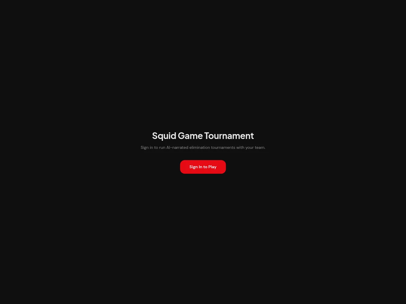 Squid Game Simulator