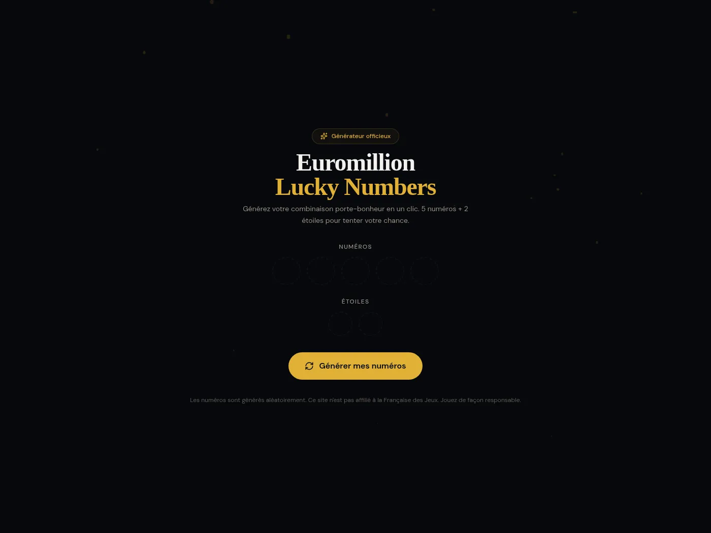 Euromillion Lucky Numbers
