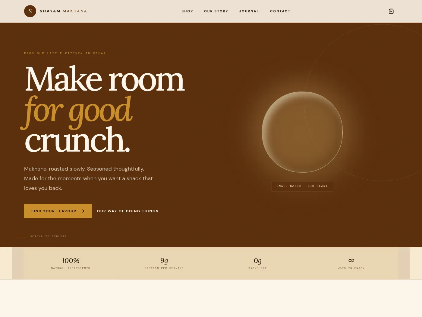 Shayam Makhana Website