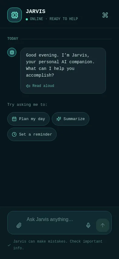 Jarvis AI Companion